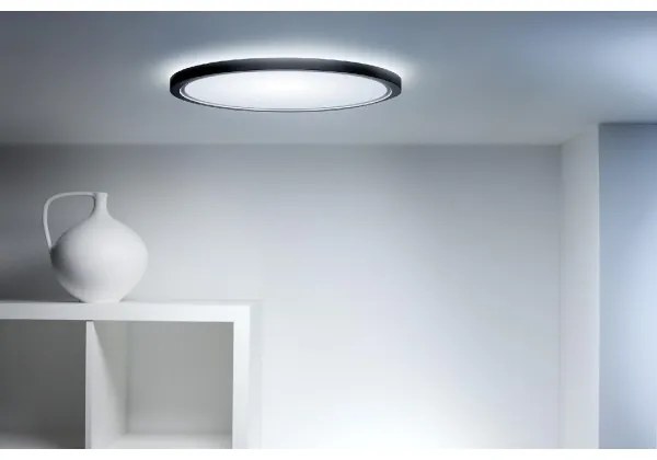 WiZ - LED RGB Stmívatelné stropní svítidlo SUPERSLIM LED/32W/230V Wi-Fi černá