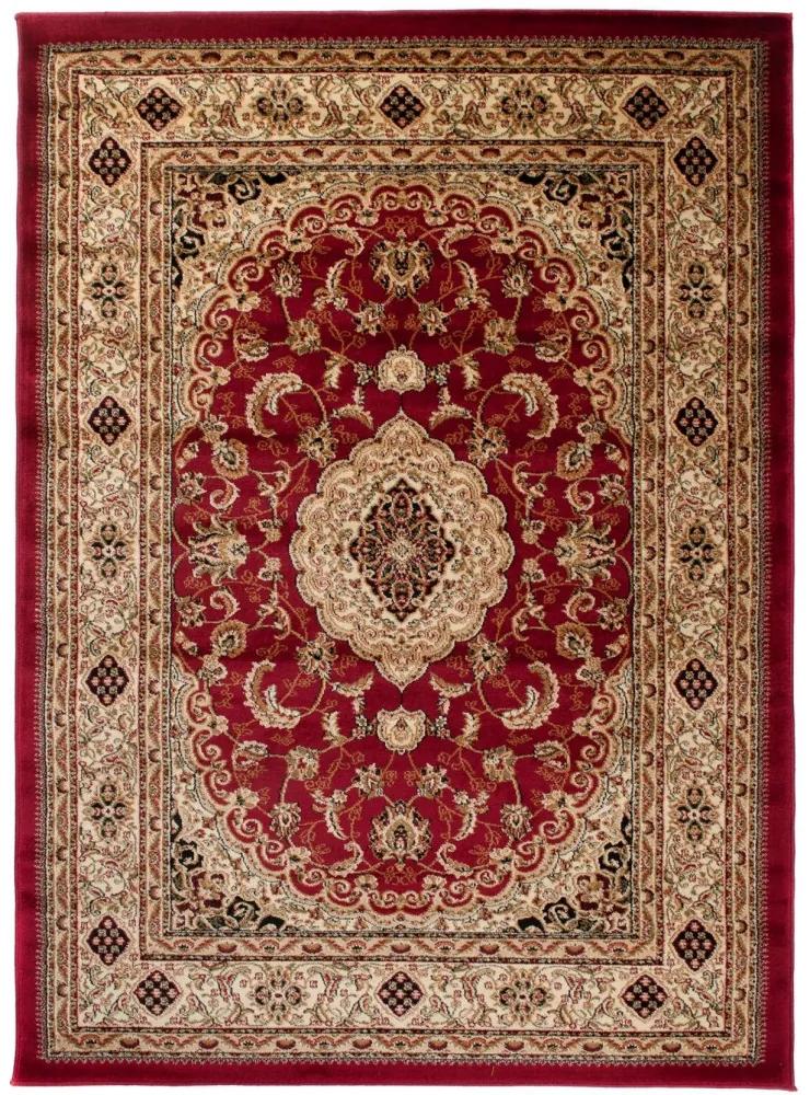Kusový koberec klasický vzor 7 červený, Velikosti 70x140cm