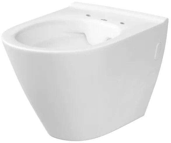 Cersanit City Oval CleaOn, závěsná wc mísa bez sedátka, bílá, K35-025