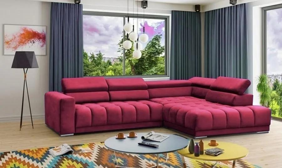 Casarredo - Komfort nábytek Rohová sedací souprava FASANO výběr látek SK1 | potah: berlin new 70,Umístění rohu: roh na levé straně