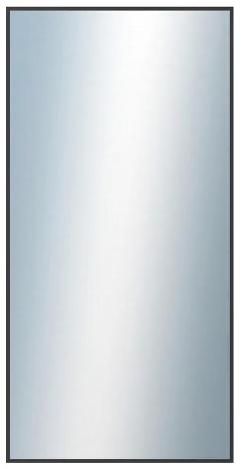 DANTIK - Zarámované zrcadlo - rozměr s rámem cca 60x120 cm z lišty Hliník černá | P03-021 (7003021)