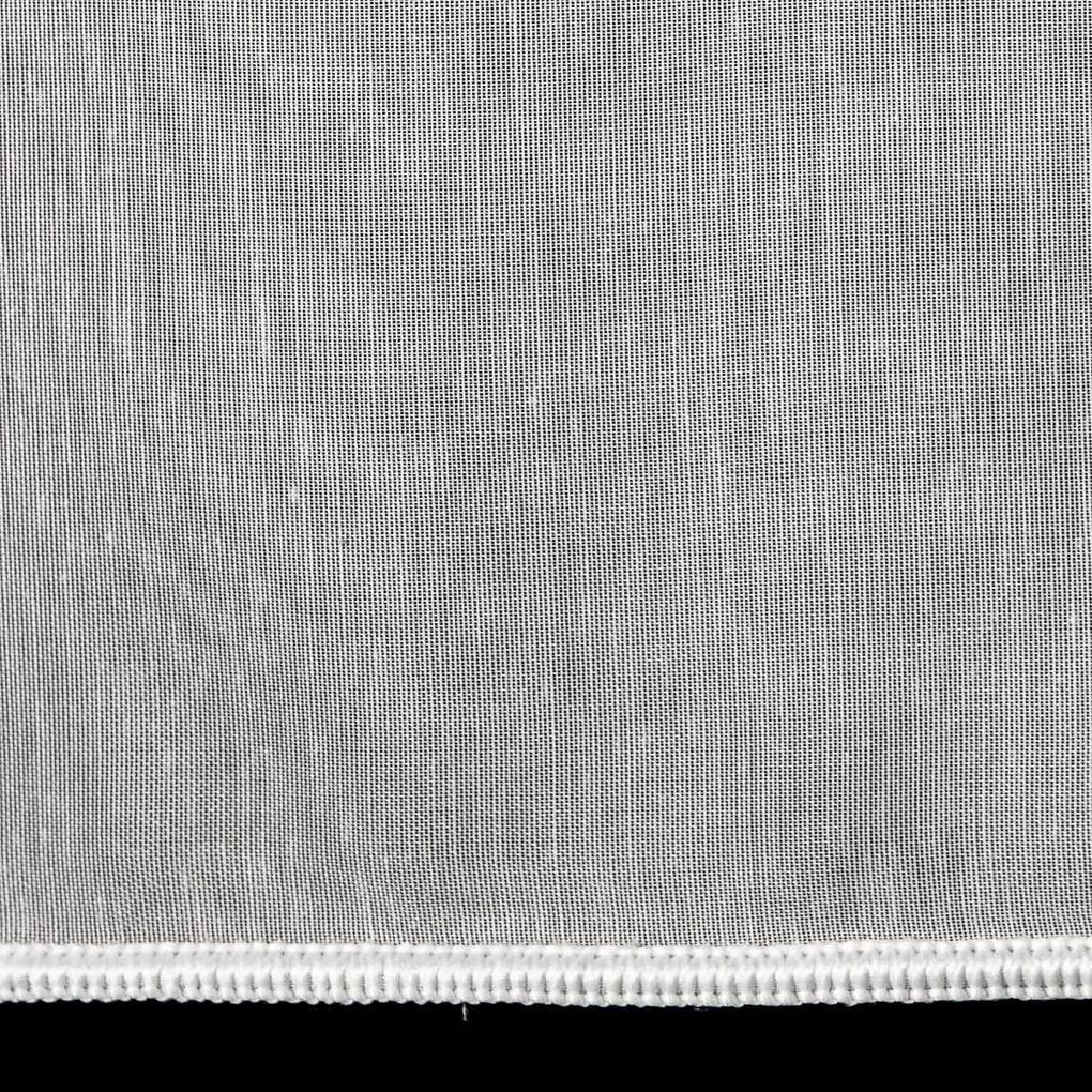 Českomoravská textilní voálová záclona PEGGIE 11 hustě tkaná bez vzoru, s olůvkem, bílá, výška 140cm ( v metráži)