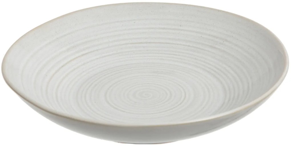 OnaDnes -20% Bílý keramický talíř J-line Neil 25 cm