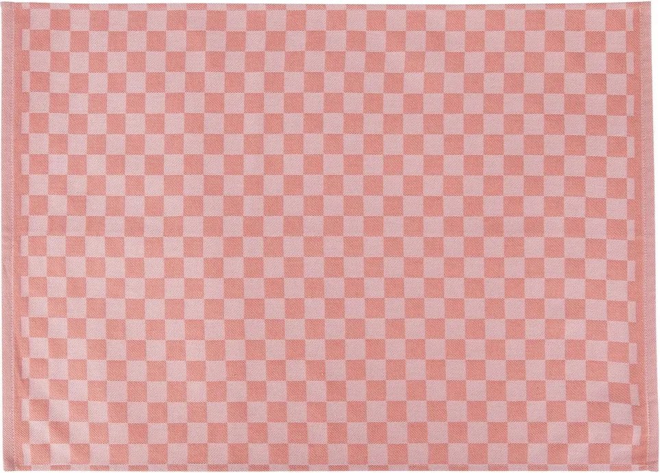 CHECKER STYLE Utěrka - tm. oranžová