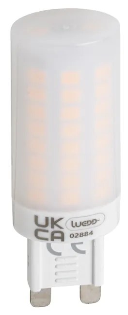 Sada 5 opálových 3-stupňově stmívatelných LED žárovek G9 4,5W 500 lm 2700K