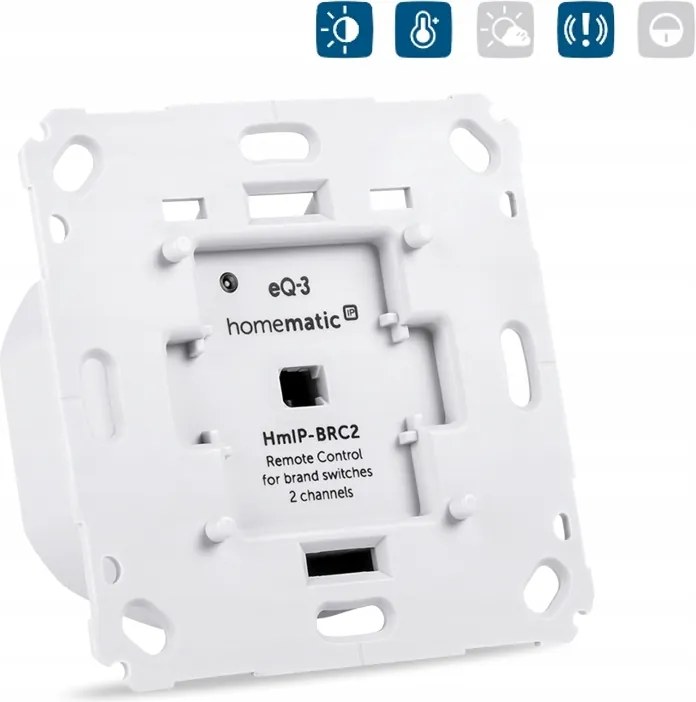 Homematic Ip nástěnné tlačítko spínače HmIP-BRC2