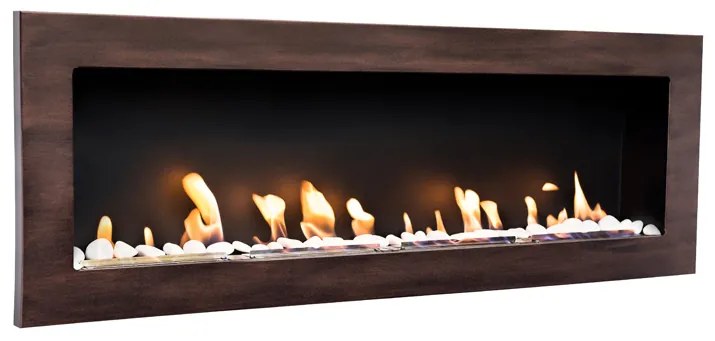 BIO FLAME biokrb Easy L Open Patina Hnědá 115x40 cm