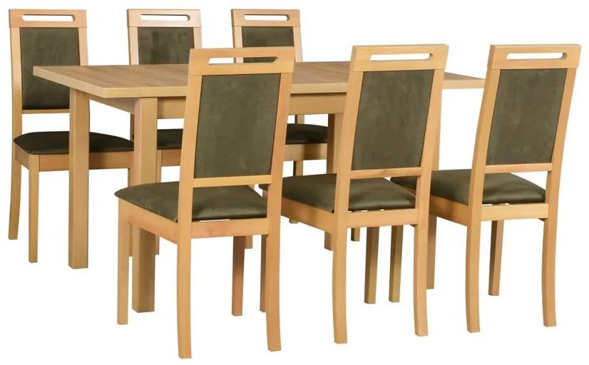 Drewmix jídelní židle ROMA 15 dřevo: černá, látka: látka s doplatkem