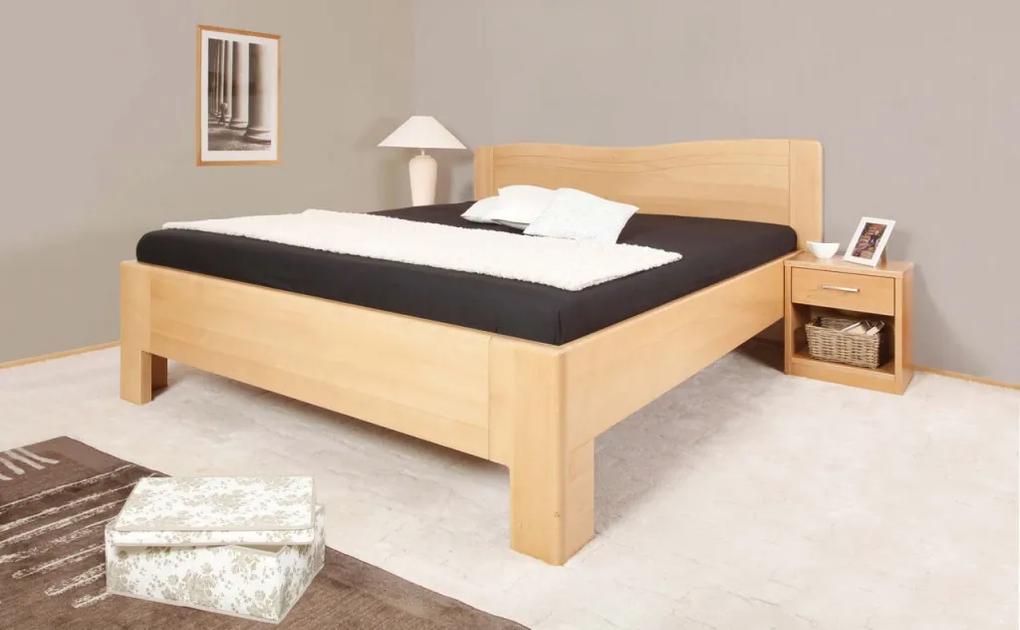 Masivní postel s úložným prostorem K-design 1 - 120 x 200cm