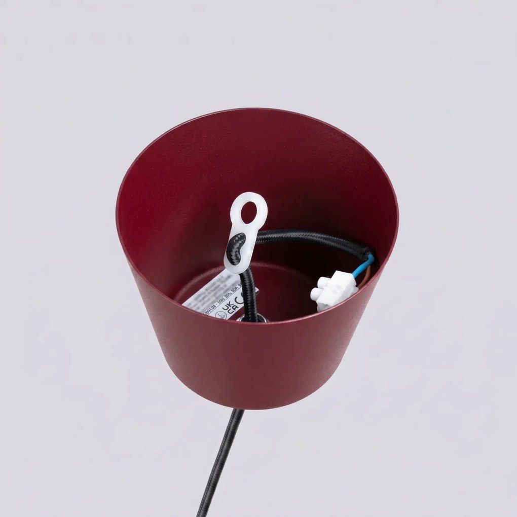 Sollux Lighting Závěsné svítidlo BILO bordó