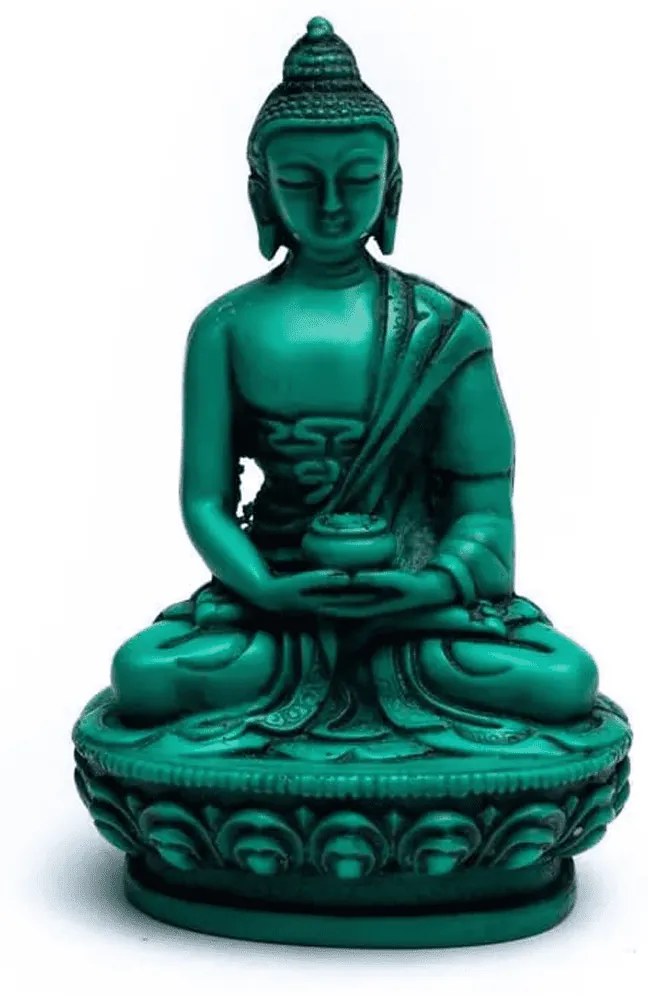 Milujeme Kameny Buddha medicíny a léčení - zelený - feng shui