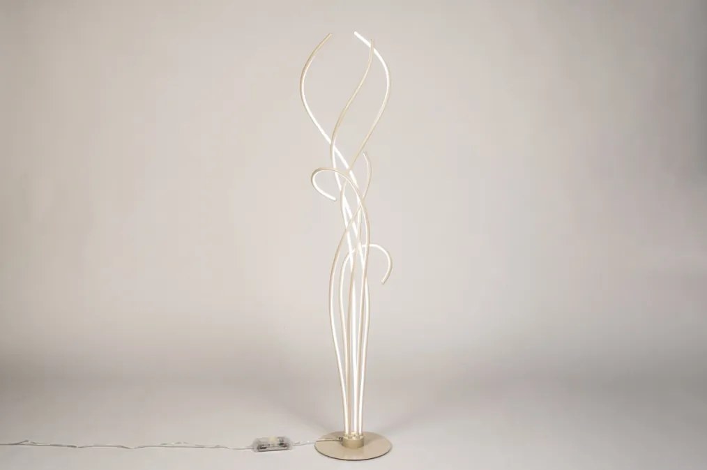 Stojací designová LED lampa se stmívačem Bang Taupe