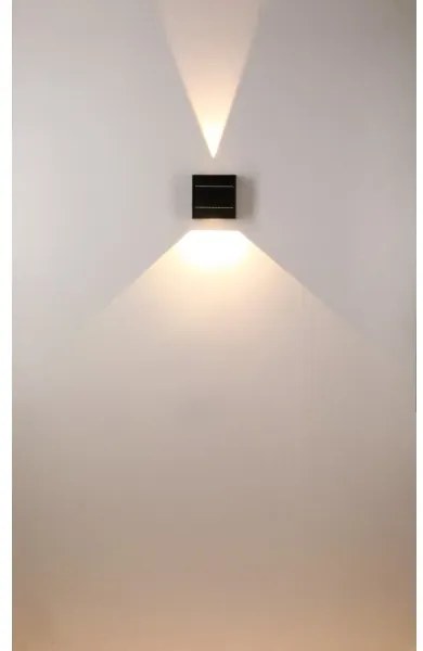 Brilagi - LED Solární nástěnné svítidlo BLOCK LED/2W/3,7V IP44