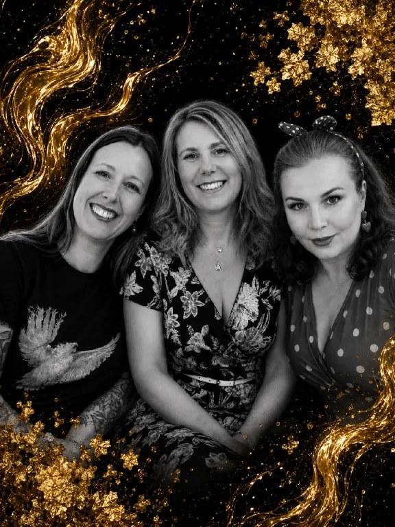 Foto obraz z vlastní fotky na plátno – Luxusní Glamour Gold styl se zlatými prvky