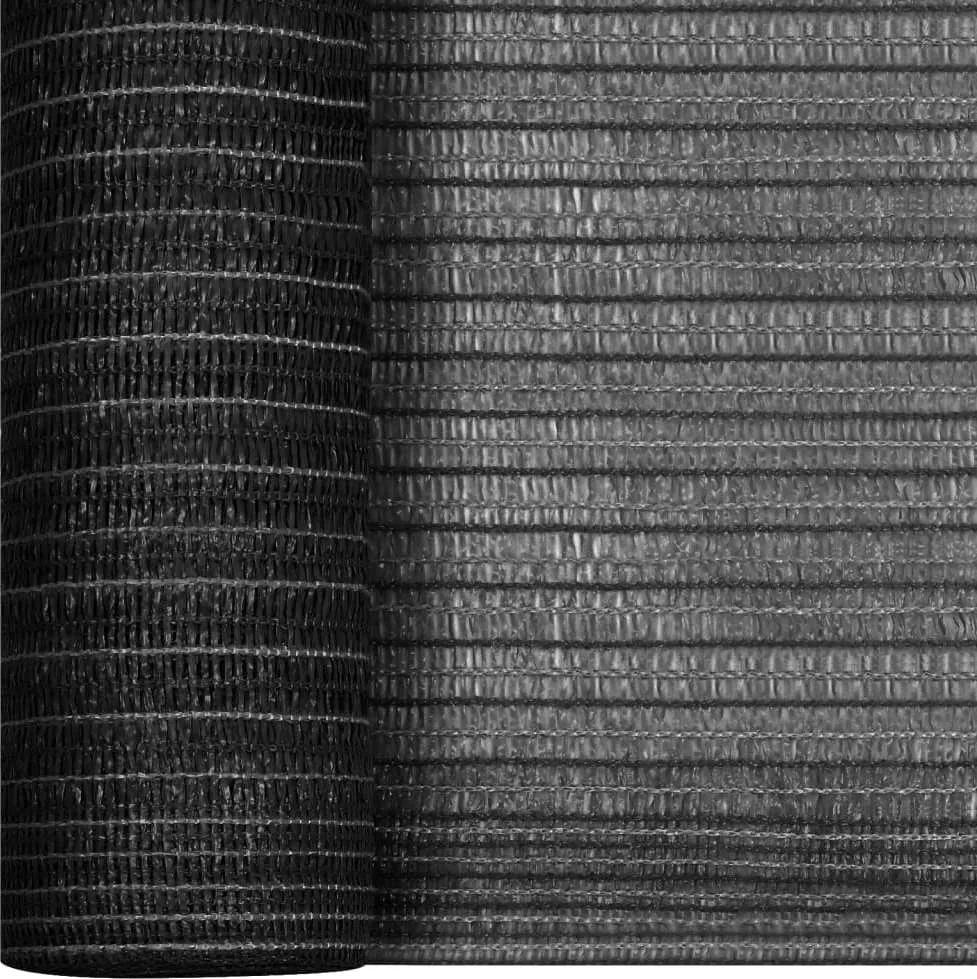 vidaXL Stínící tkanina 1,2 x 50 m HDPE 75 g/m² [149268] Barva: Černá