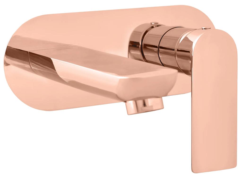 Slezák - RAV Vodovodní baterie umyvadlová vestavěná NIL - zlatá růžová - lesklá  Barva: Růžové zlato lesk