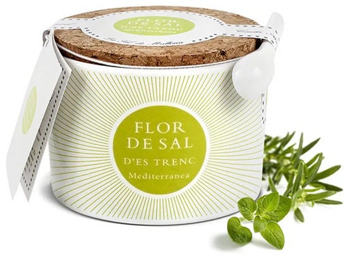 Solný květ - Flor de Sal Mediterranea v keramické dóze 100 g