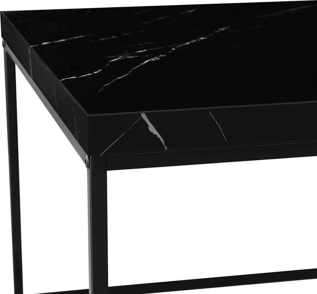 Autronic Konferenční stolek CT-V2006 60x60 cm Odstín: Staré dřevo