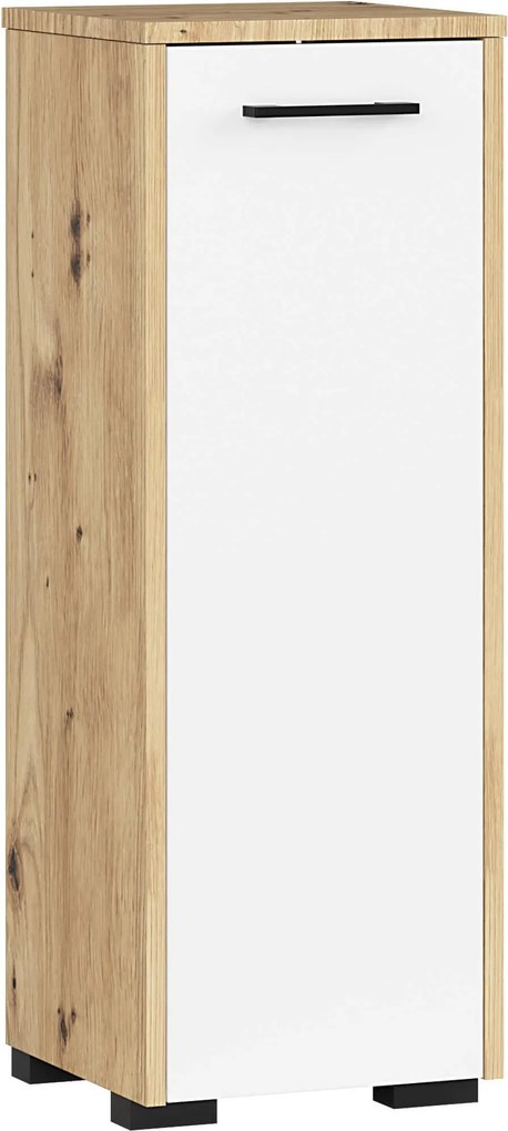 Koupelnová skříňka Fin S30 1D 30 cm dub - výběr z 4 provedení