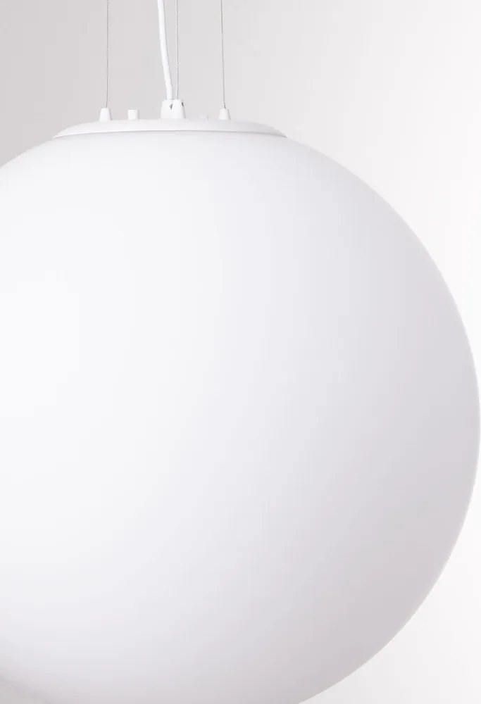 Bílé skleněné závěsné svítidlo ø 50 cm Nevoso – Nova Luce