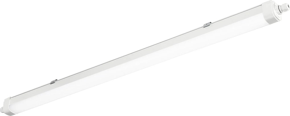 FAN LED-RUBIS-120 Vlhkotěsná stropní LED svítidlo Rubis (bílé, PC) 36 W, 4900 lm, CCT 3000 / 4000 / 6500 K, IP65, 1200 x 58 x 62 mm - FANEUROPE
