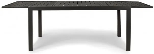 BIZZOTTO Rozkládací zahradní stůl HILDE 160x90 cm antracit