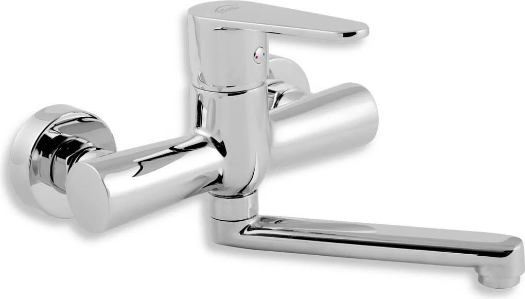Novaservis Titania Fresh Umyvadlová baterie nástěnná 150 mm, chrom, 96076,0