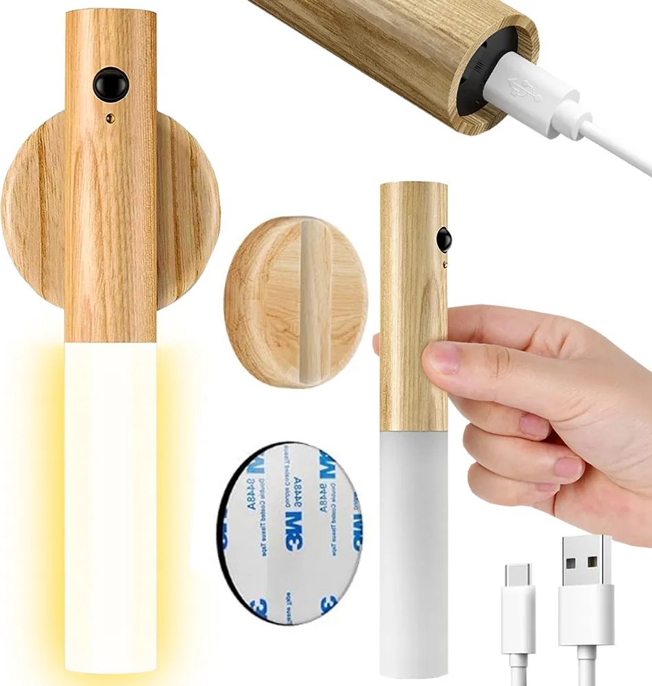 Verk Group Led svítidlo teplé nástěnné svítidlo s detektorem pohybu nástěnný magnet