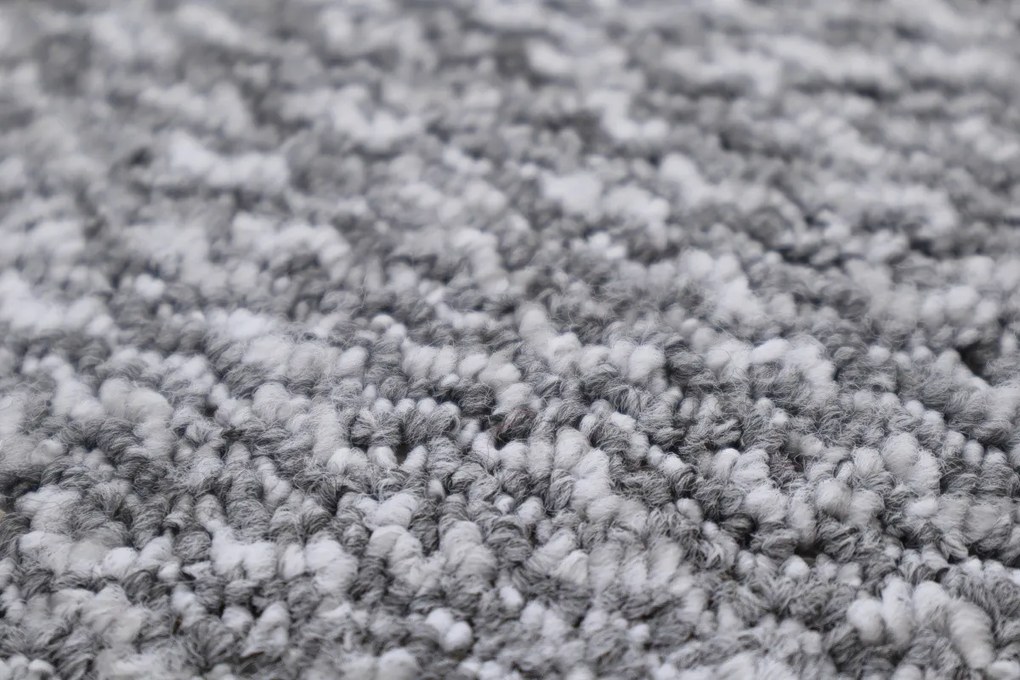 Vopi koberce Kusový koberec Toledo šedé kruh - 80x80 (průměr) kruh cm
