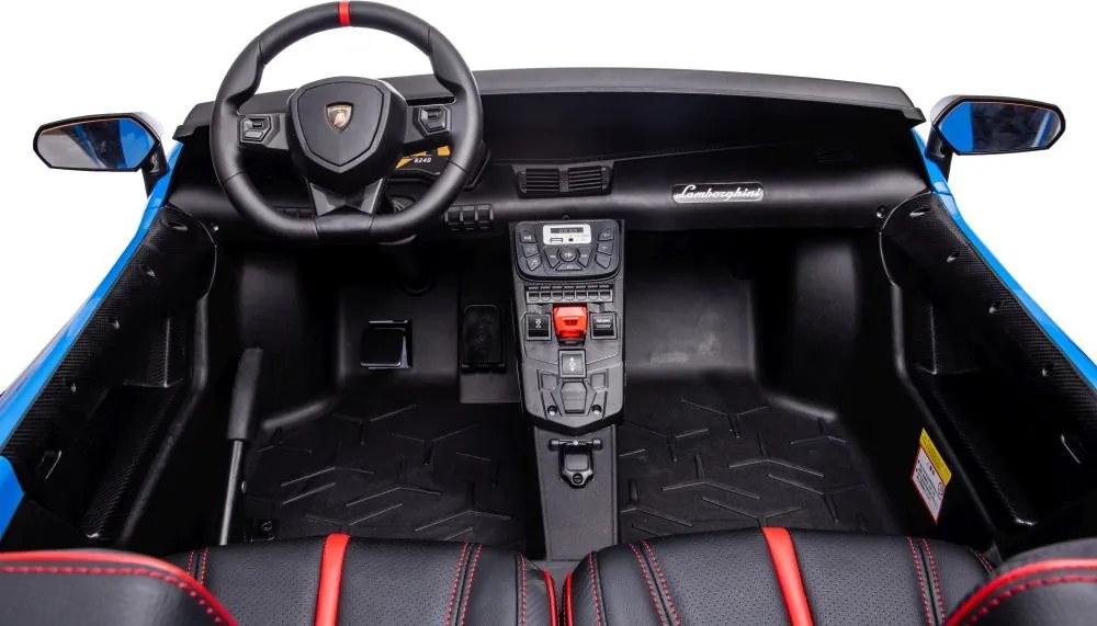 LEAN CARS Elektrické autíčko Lamborghini XXL A8803 modré 24V