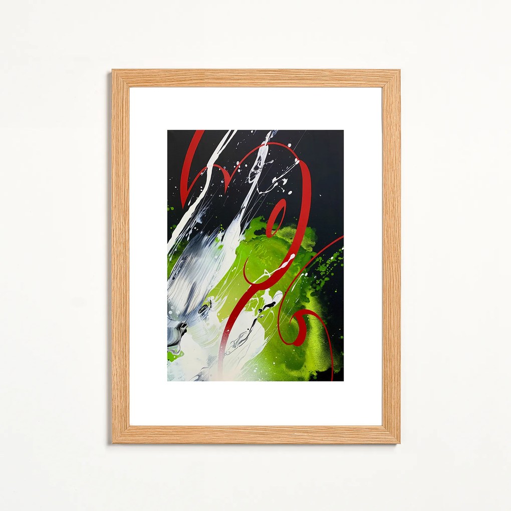 Fishero | rEd Rám: Černý, Velikost: 30 x 20 cm