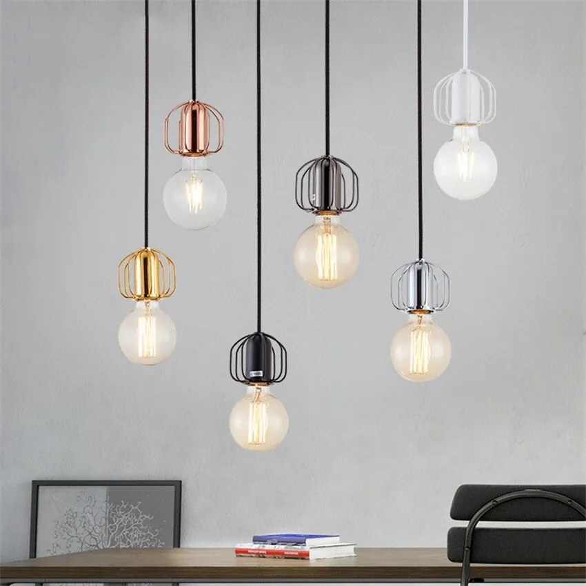 Toolight - Stropní lampa závěsná 1xE27 APP591-1CP, černá, OSW-09887