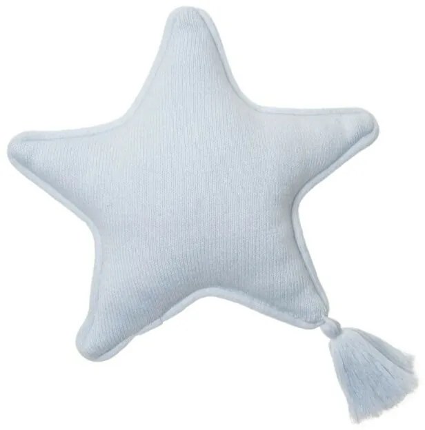 Lorena Canals polštář pletený, světle modrý - Stars