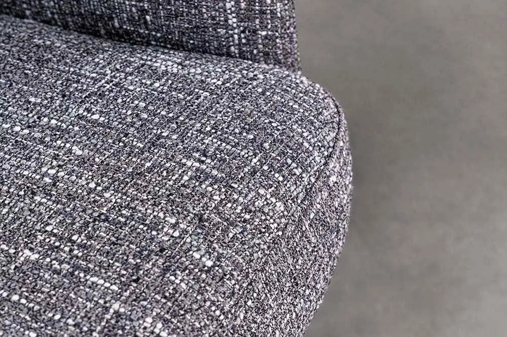 Designová otočná židle Maddison šedá / dub