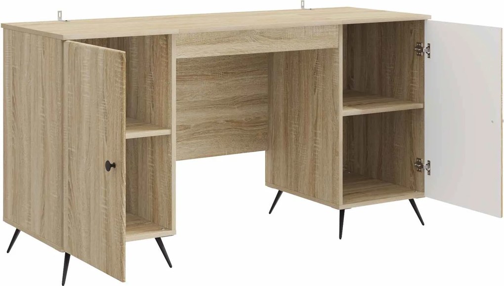 Stůl Dub sonoma 142,5 x 50 x 75 cm Kompozitní dřevo 3414632