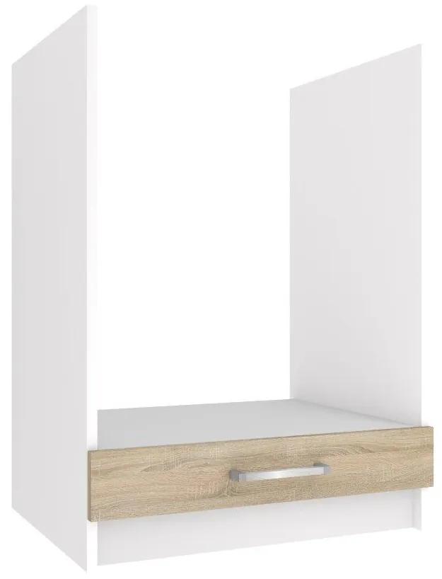 Kuchyňská skříňka Belini spodní pro vestavnou troubu 60 cm dub sonoma
bez pracovní desky  TOR SDP60/0/WT/DS/0/P/