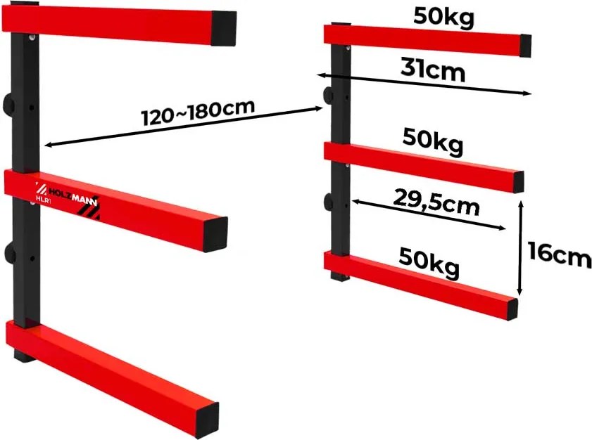 Holzmann Skladovací regál na dřevo HLR1 HLR1