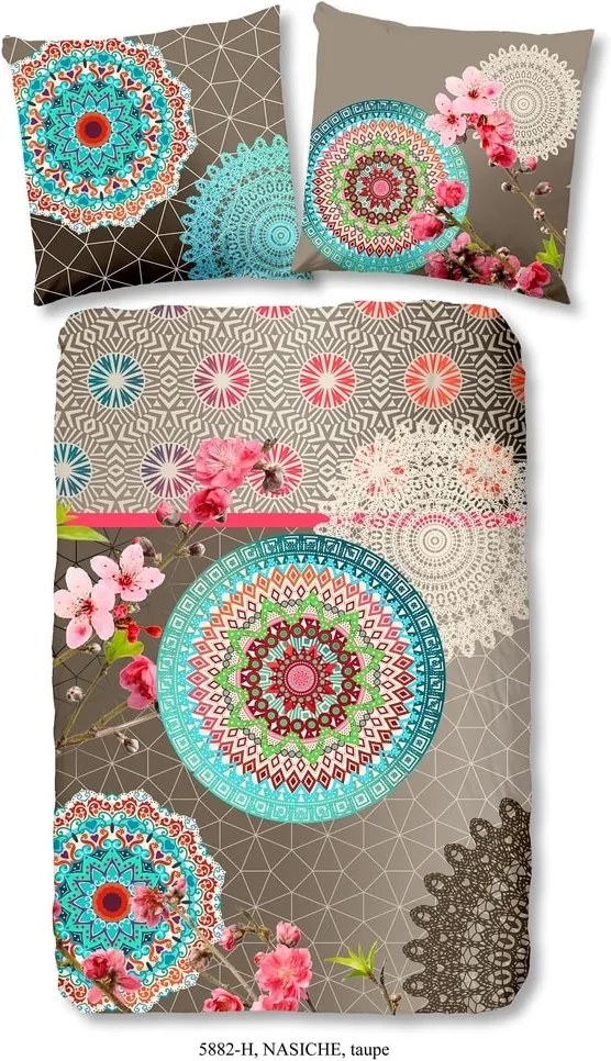 HIP Designové povlečení HIP bavlněný satén 5882 NASICHE 140x200+70x90cm