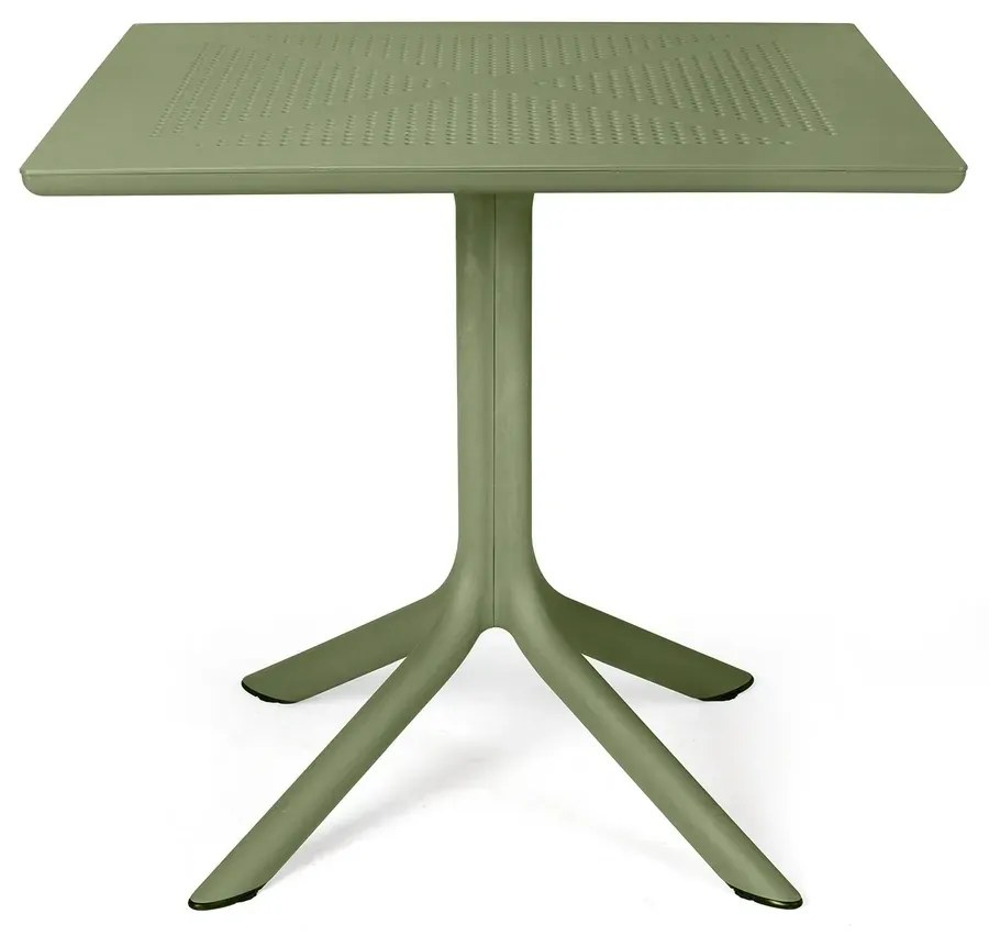Nardi Stůl Clip 80x80 Clip 80 - AGAVE 40082.16.000 *1 ks skladem