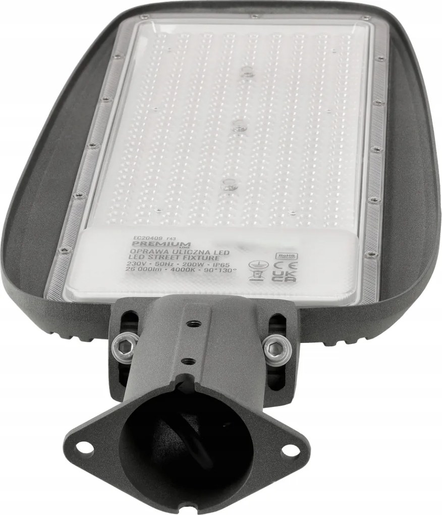 ECOLIGHT LED pouliční lampa 200W 26000lm IP65 studená bílá 6500K - Eco Light