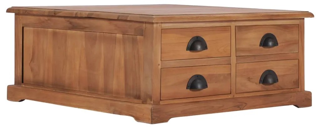 vidaXL Konferenční stolek 68 x 68 x 30 cm masivní teakové dřevo