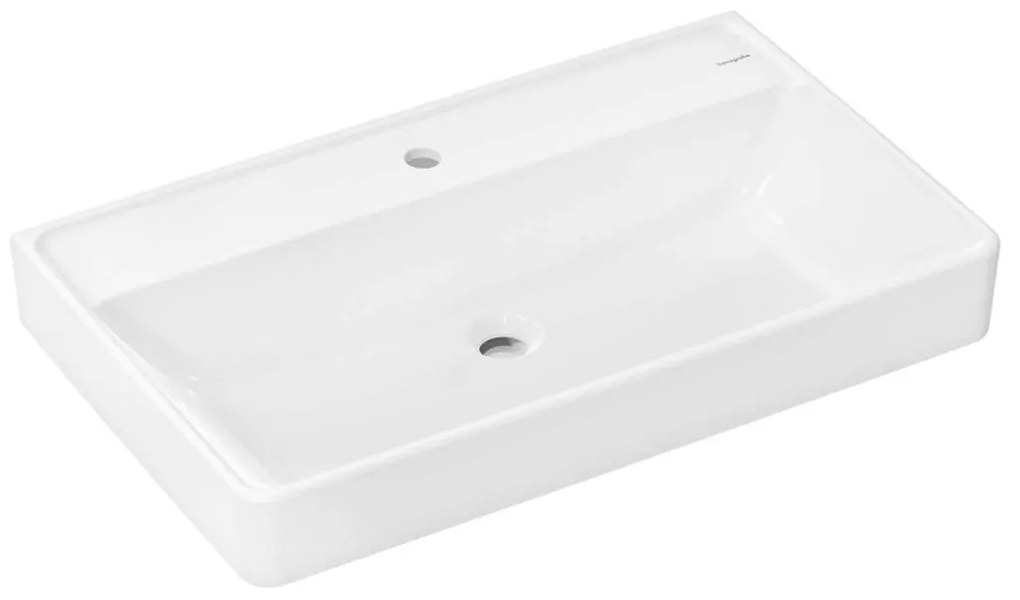 Hansgrohe Xanuia Q - Umyvadlo 80x48 cm, bez přepadu, otvor pro baterii, bílá 60227450