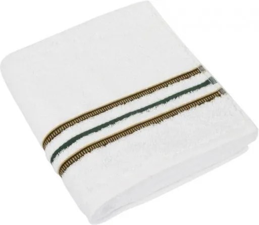 Brotex Froté ručník 50x100cm 530g bílá/proužek 3x