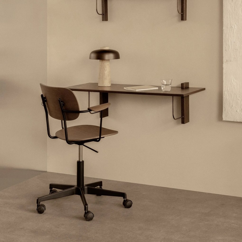 AUDO (MENU) Kancelářská židle Co Task Chair, Black / Natural Oak