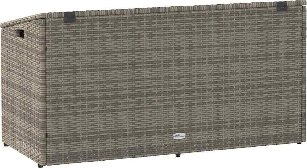vidaXL Zahradní úložný box 110 x 50 x 58 cm polyratan [4104069] Barva: Béžová