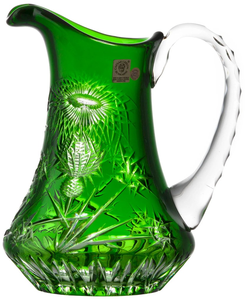 Džbán Thistle, barva zelená, objem 950 ml