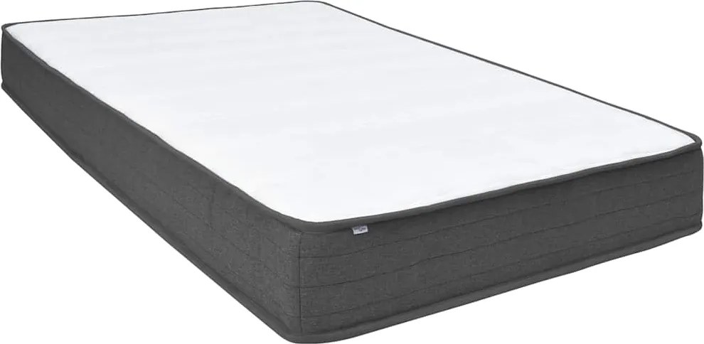 Postel boxspring tmavě šedá textil 140 x 200 cm 3054724