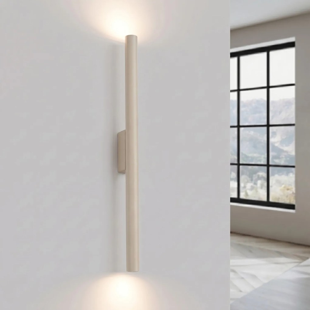 Sollux Lighting Nástěnné svítidlo PASTELO 2 šedobéžové