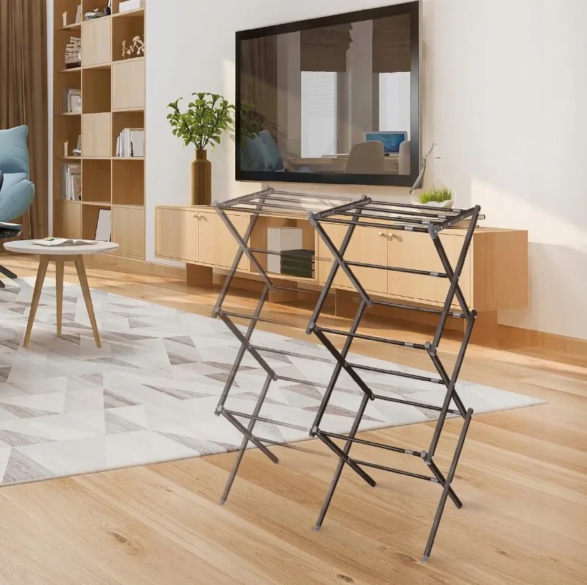 Erga Model 102 Black, patrový sušák prádla 44x39x105 cm, černá, ERG-SEP-10SUSSTORO102