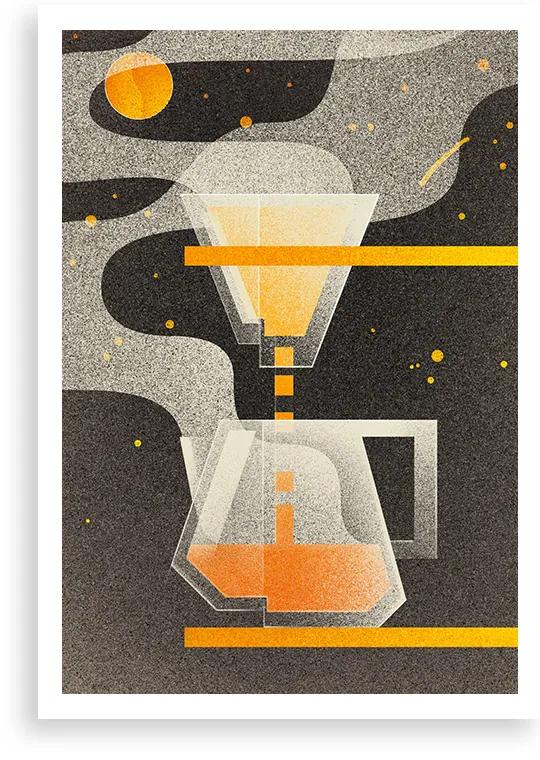 Adriana Vala kávový plakát – Filtrovaná káva